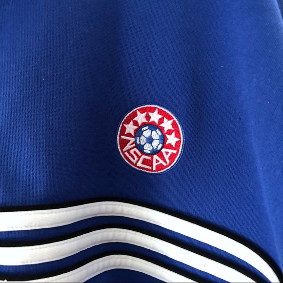adidas | Jackets & Coats | Adidas Blue Nscaa Soccer Full Zip Retro ...